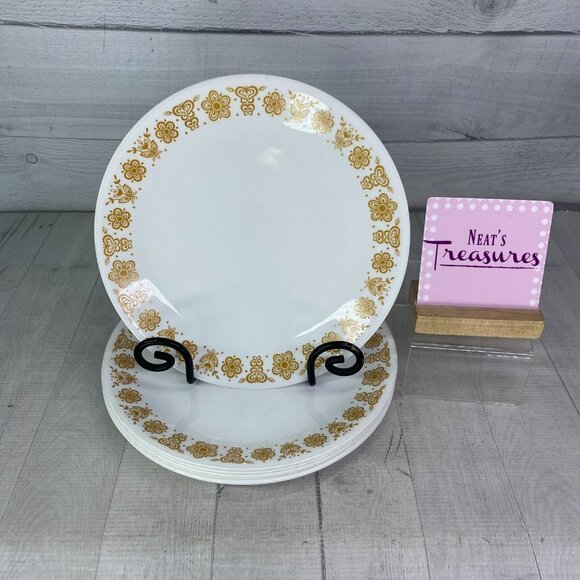Corelle | Dining | Vintage Corelle By Corning Butterfly Gold White Usa ...
